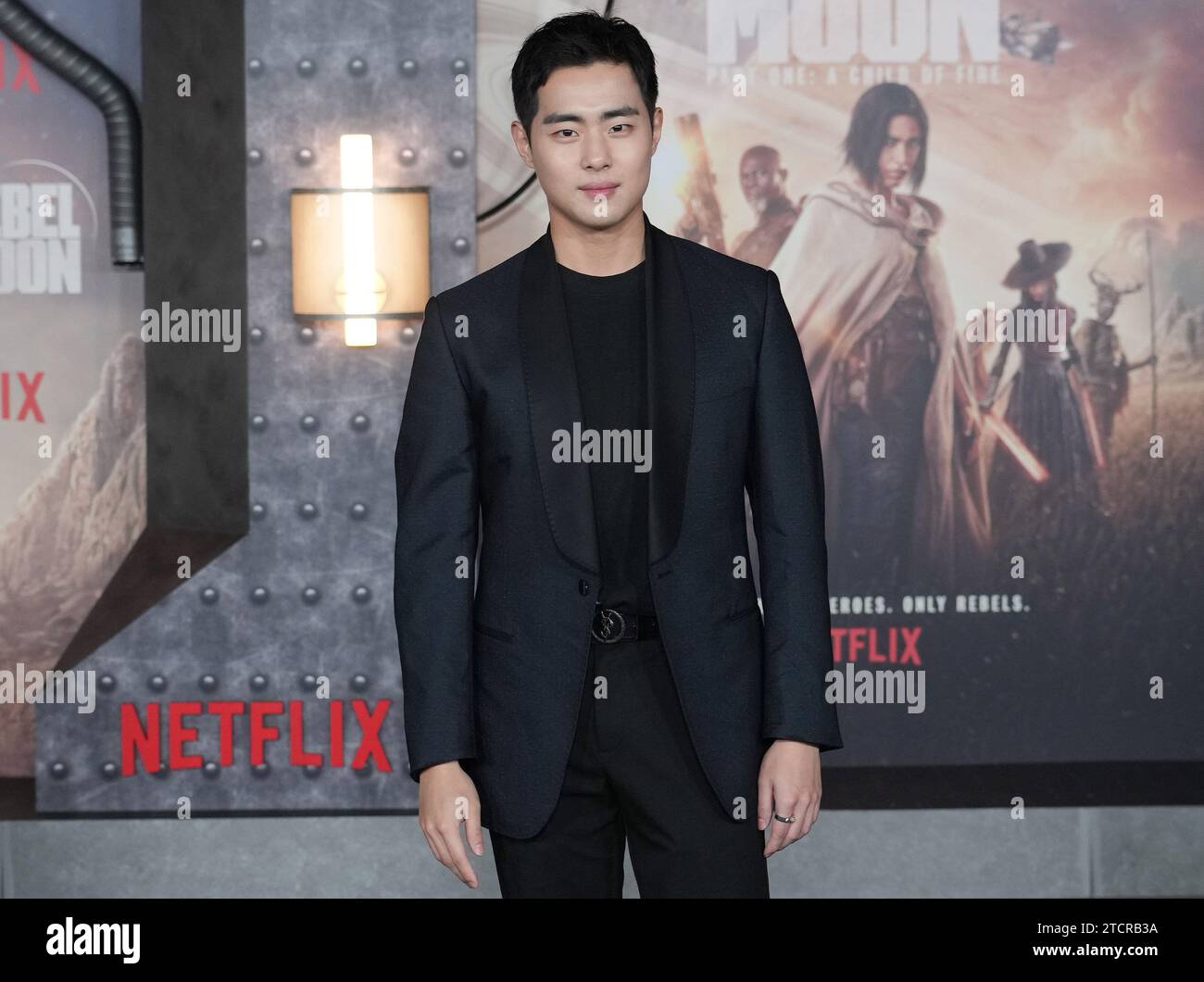 Los Angeles, USA. 13th Dec, 2023. Byeong Kyu Cho arrives at the Netflix ...