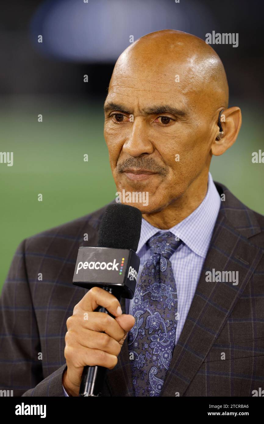 Former NFL player, head coach and NBC Peacock announcer Tony Dungy ...