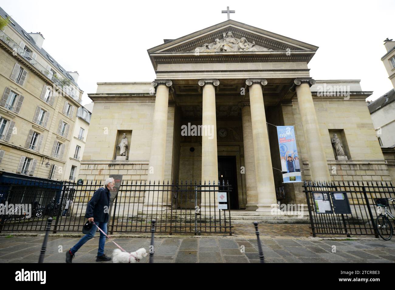 The Saint-Denys-du-Saint-Sacrement Church on Rue de Turenne in Paris ...