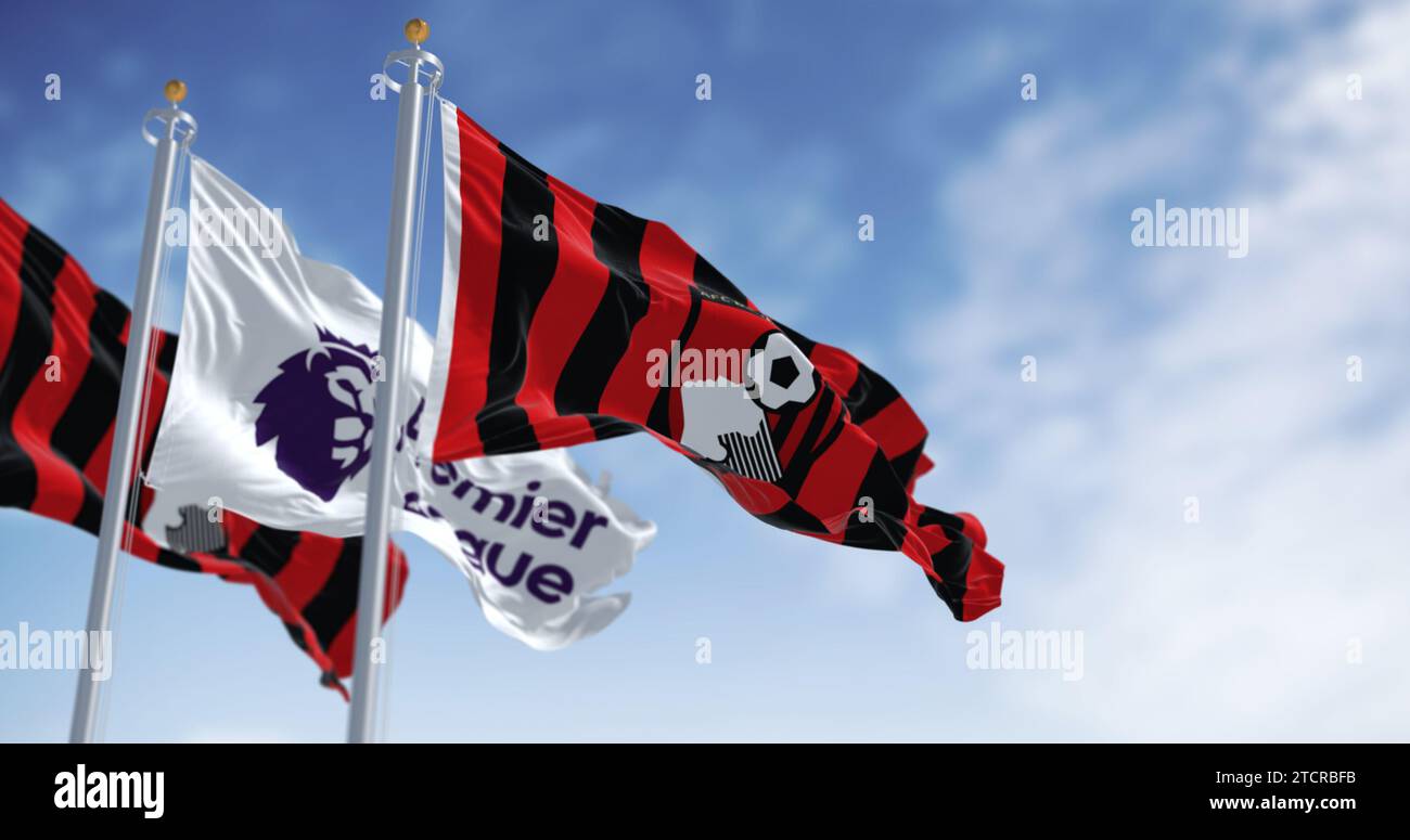 Bournemouth football club logo hi-res stock photography and images - Alamy