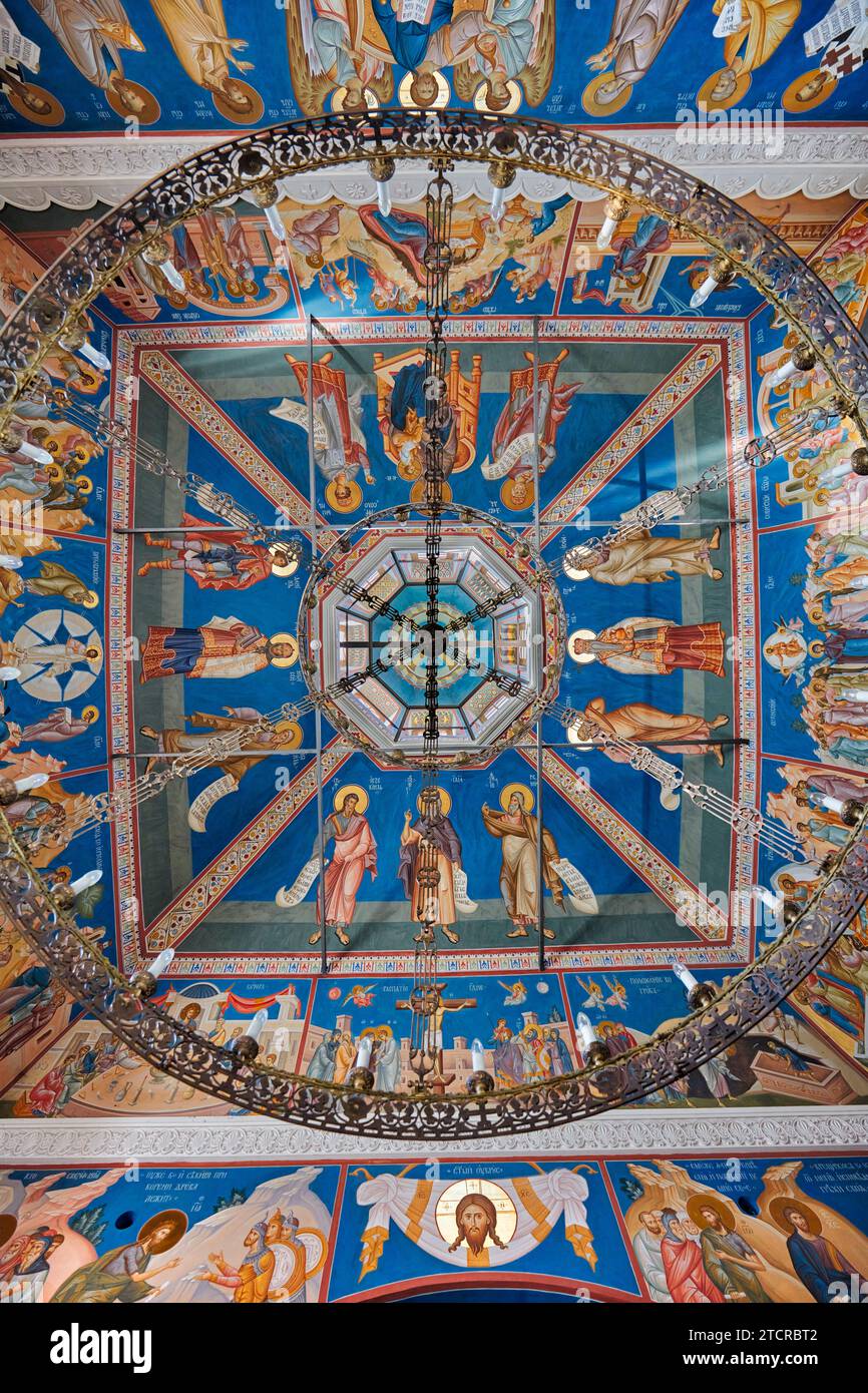 Painted ceiling of the Church of The Beheading of John The Baptist By ...
