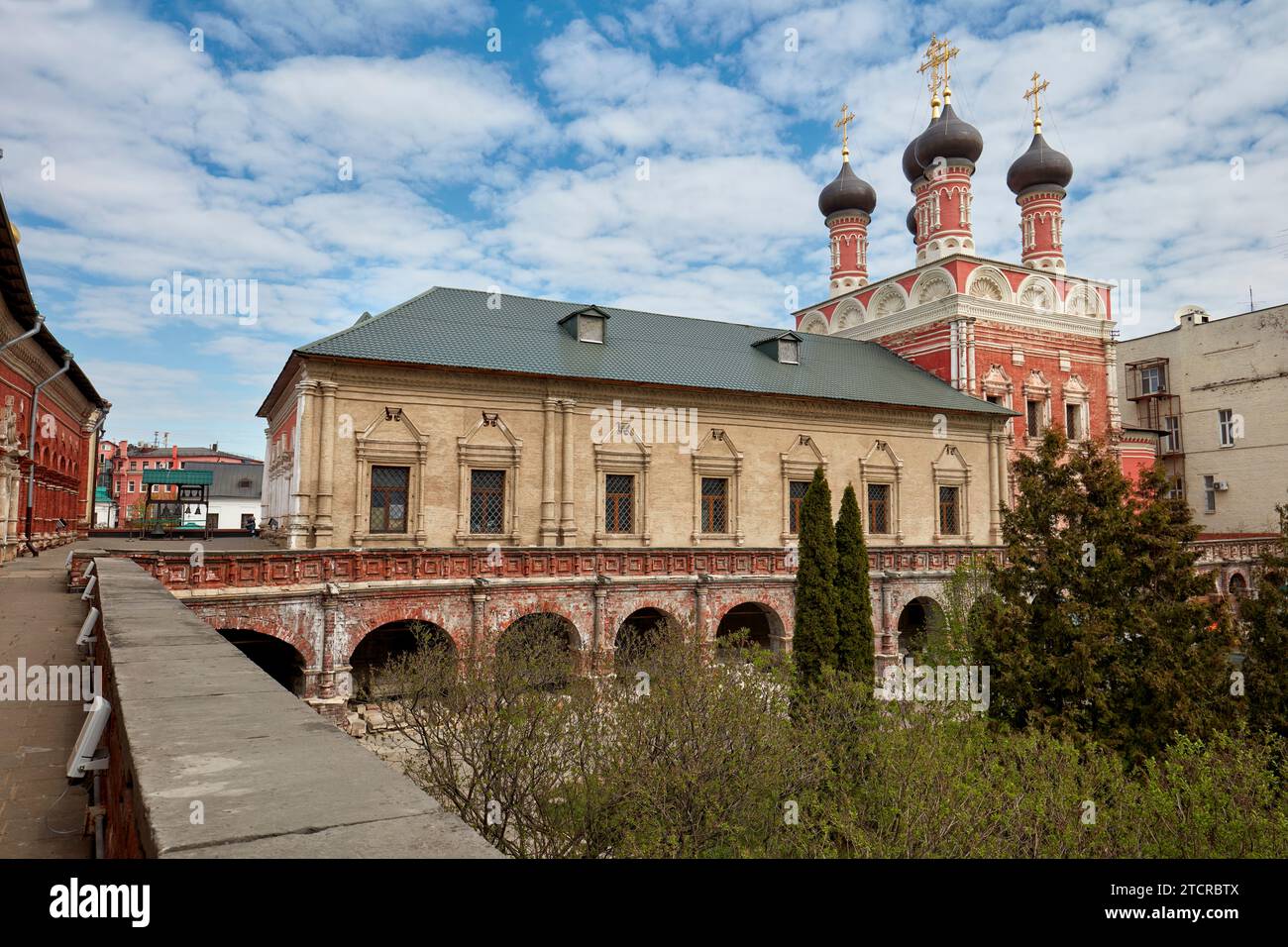 The 17th century Church of St. Sergius of Radonezh in Vysokopetrovsky ...