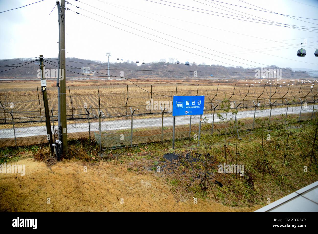 Paju, South Korea. 14th Dec, 2023. General view of the DMZ (Korea ...