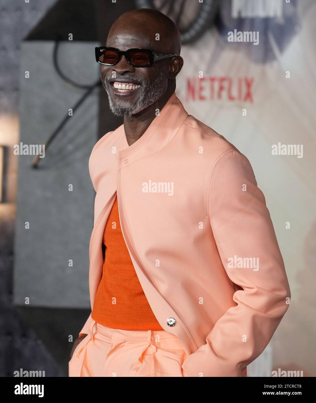 Los Angeles, USA. 13th Dec, 2023. Djimon Hounsou arrives at the Netflix ...