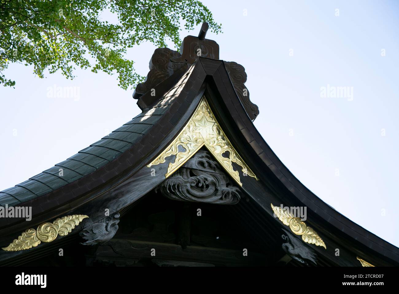 Detail of a Shinto shrine in the city of Sakura in Japan Stock Photo ...