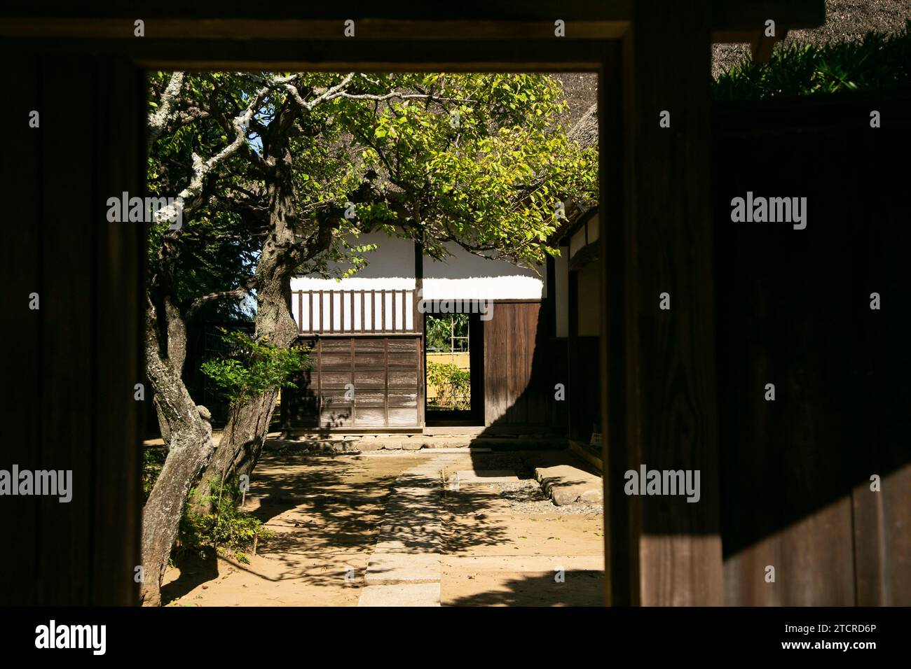Old Samurai residence from Edo period and inhabited by samurai of the ...