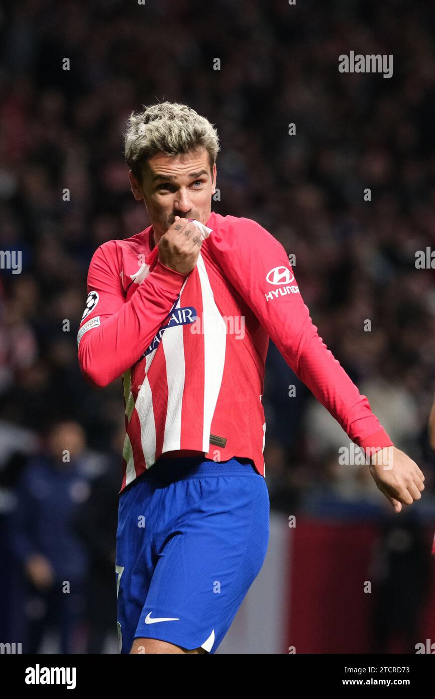 Antoine Griezmann of Atletico de Madrid during the UEFA Champions ...
