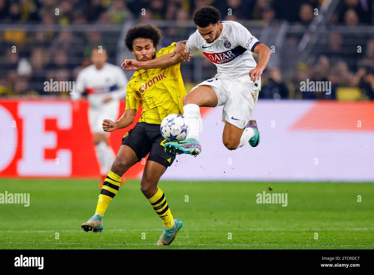 DORTMUND, GERMANY - DECEMBER 13: Warren Zaire-Emery (Paris Saint ...