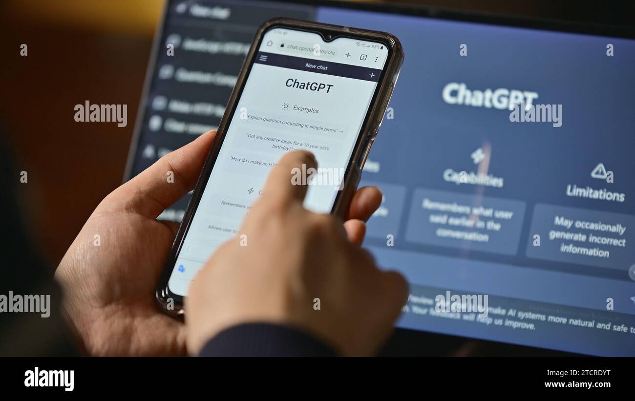 Chatgpt person hi-res stock photography and images - Alamy