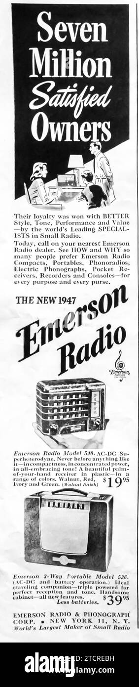 Us radios ad hi-res stock photography and images - Alamy