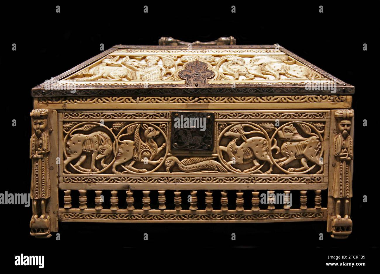Ivory box with animal wickerwork hi-res stock photography and images ...