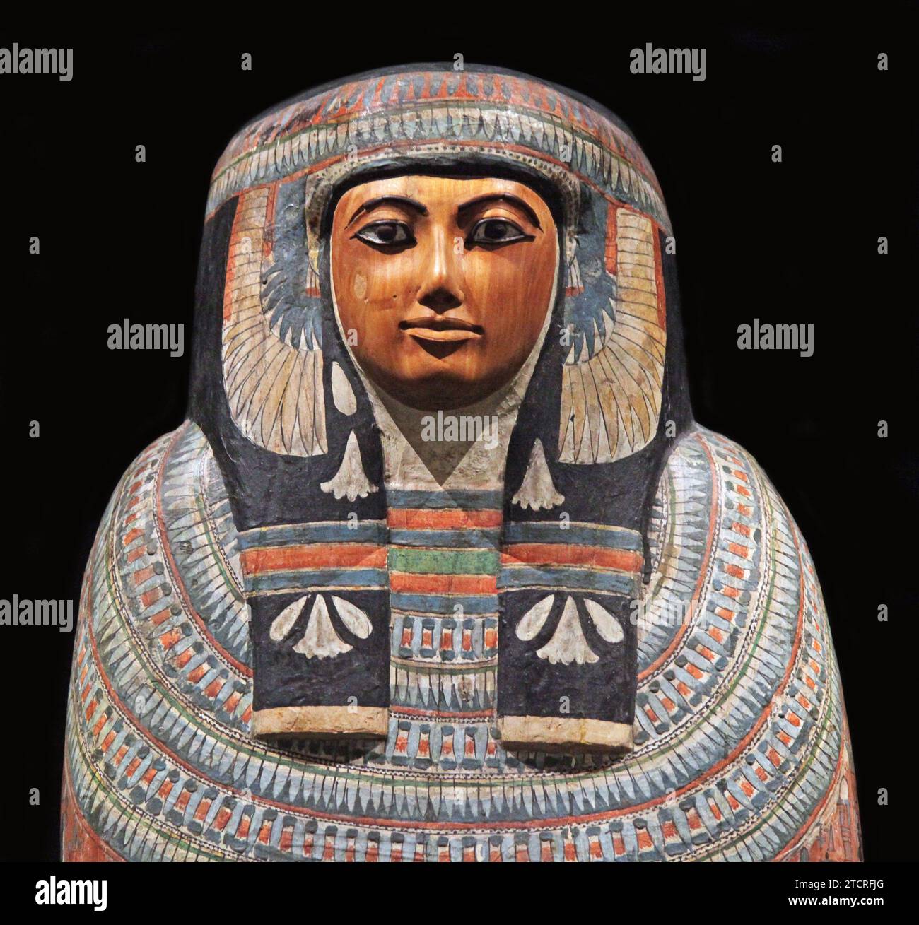 Tanetcharoe.Inner coffin.(c. 800 BC.) Thebes Egypt.The coffin is ...