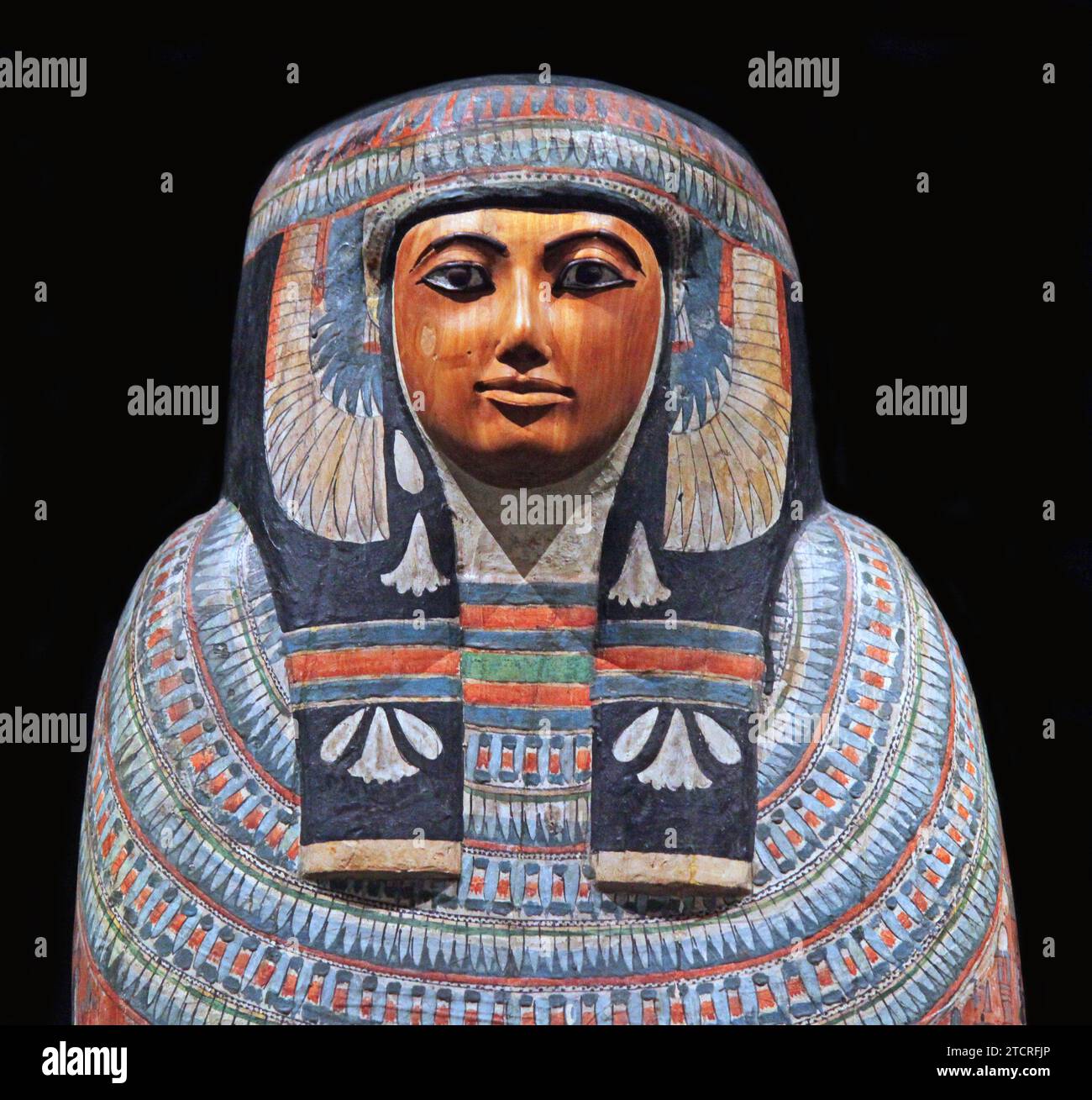 Tanetcharoe.Inner coffin.(c. 800 BC.) Thebes Egypt.The coffin is ...