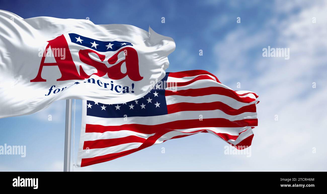 Bentonville, US, June 20 2023: Asa Hutchinson 2024 presidential ...