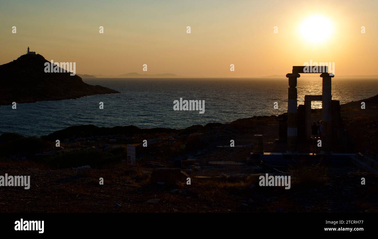 Knidos ancient city and port. Ruins of the ancient city of Knidos at ...