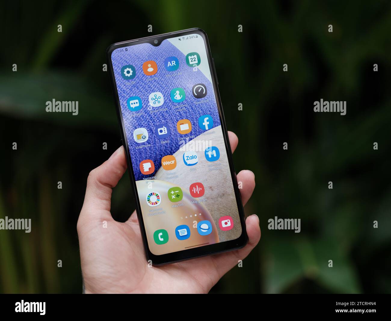 HCMC, VN - Dec 2023. Samsung Galaxy A32 smartphone Stock Photo - Alamy