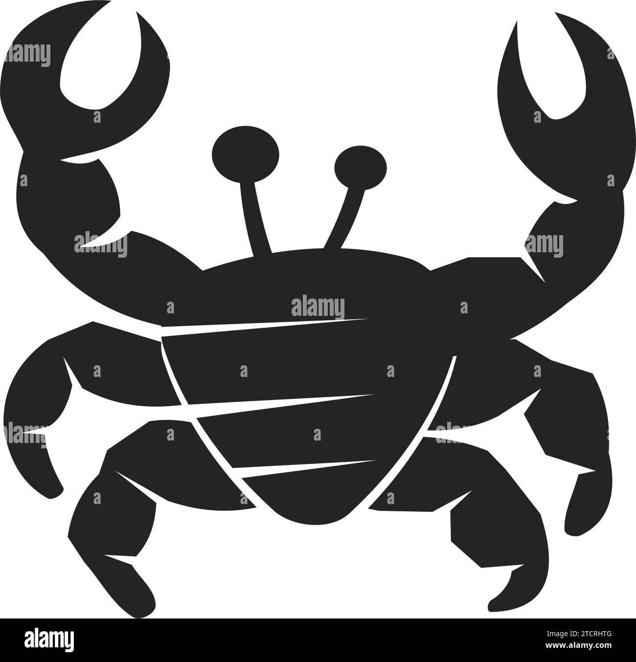 Crab Logo template Isolated. Brand Identity. Icon Abstract Vector ...