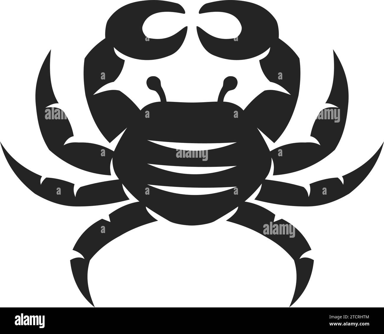 Crab Logo template Isolated. Brand Identity. Icon Abstract Vector ...