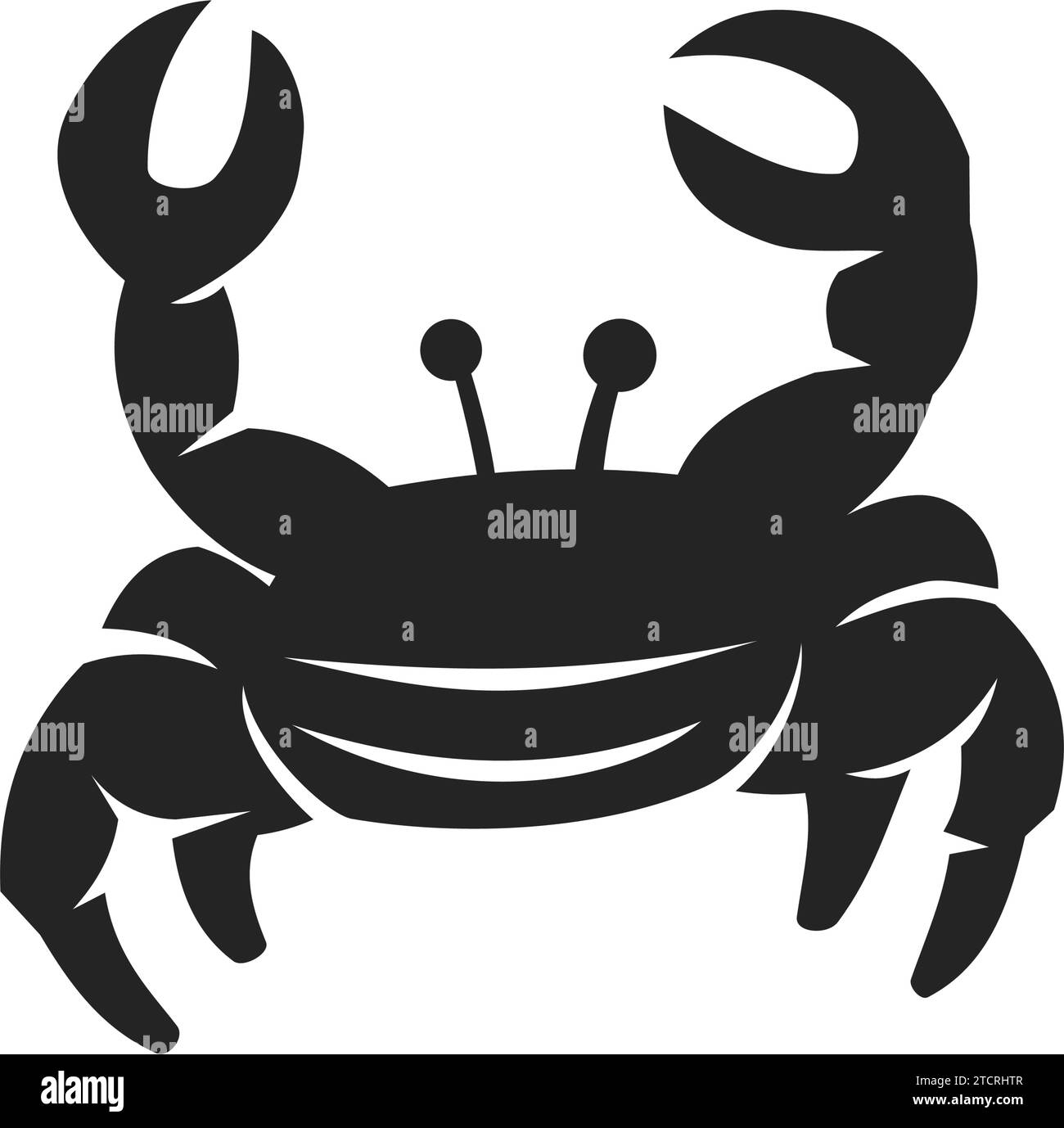 Crab Logo template Isolated. Brand Identity. Icon Abstract Vector ...