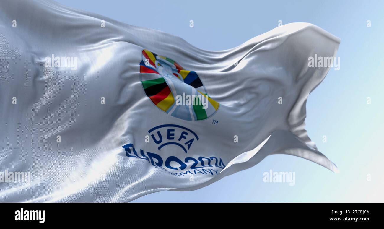 Berlin, DE, June 30 2023: UEFA Euro 2024 European Football Championship ...