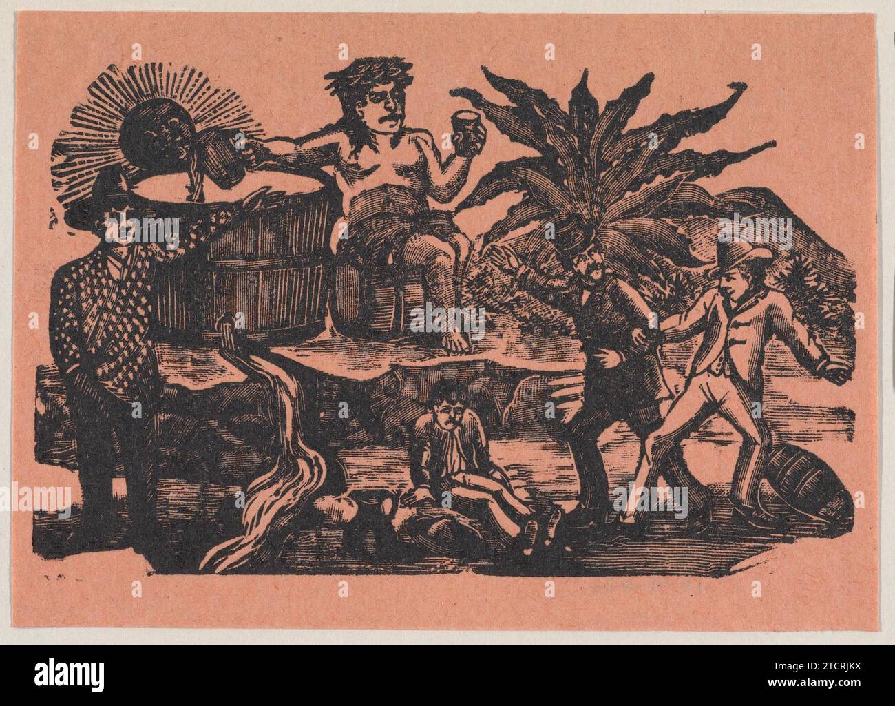 Bacchus and victims of alcholism drinking together 1946 by Jose ...