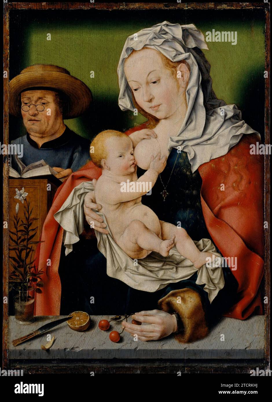 Joos van cleve holy family hi-res stock photography and images - Alamy
