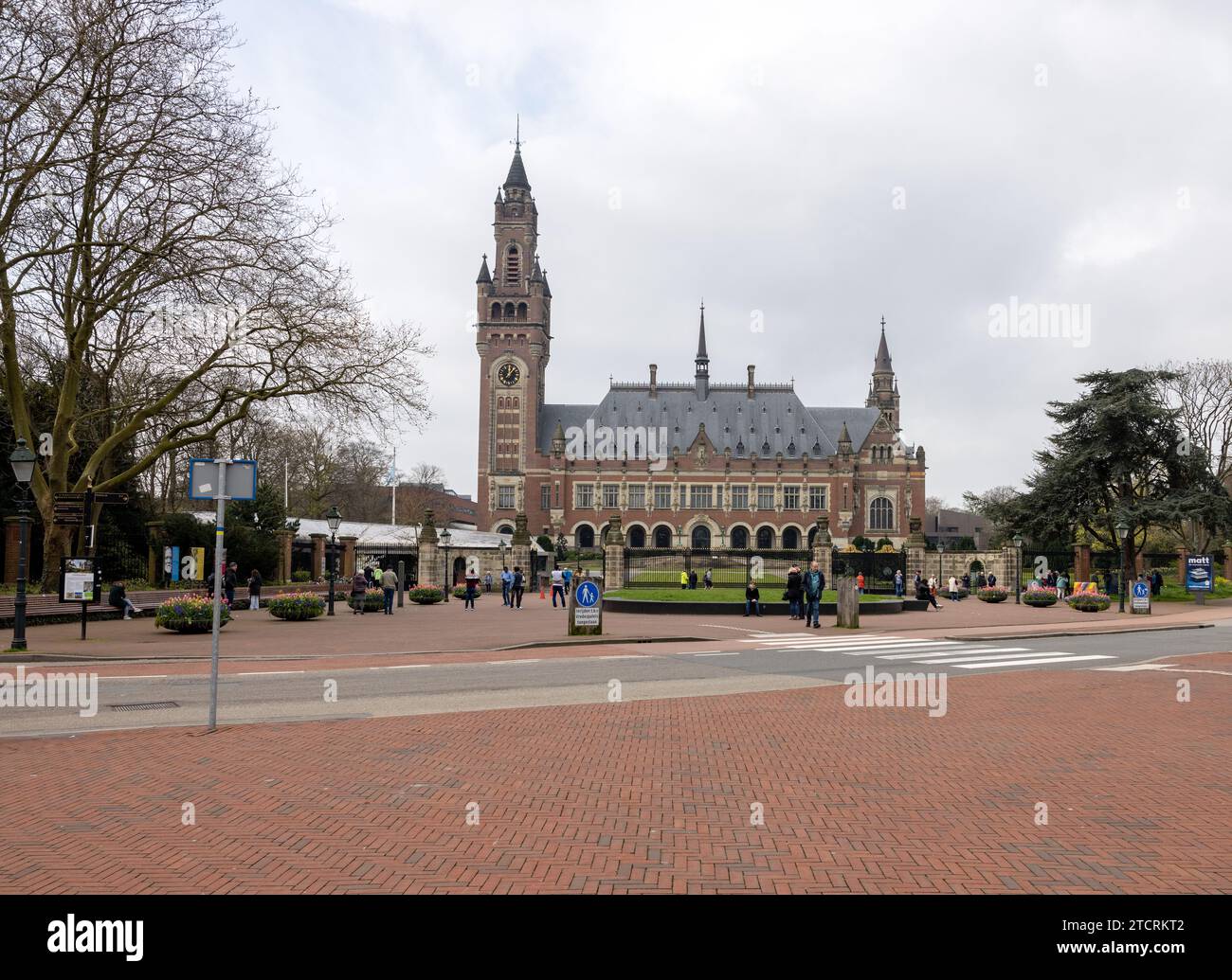 The Hague, Netherlands - April 17, 2023: Peace Palace in The Hague ...