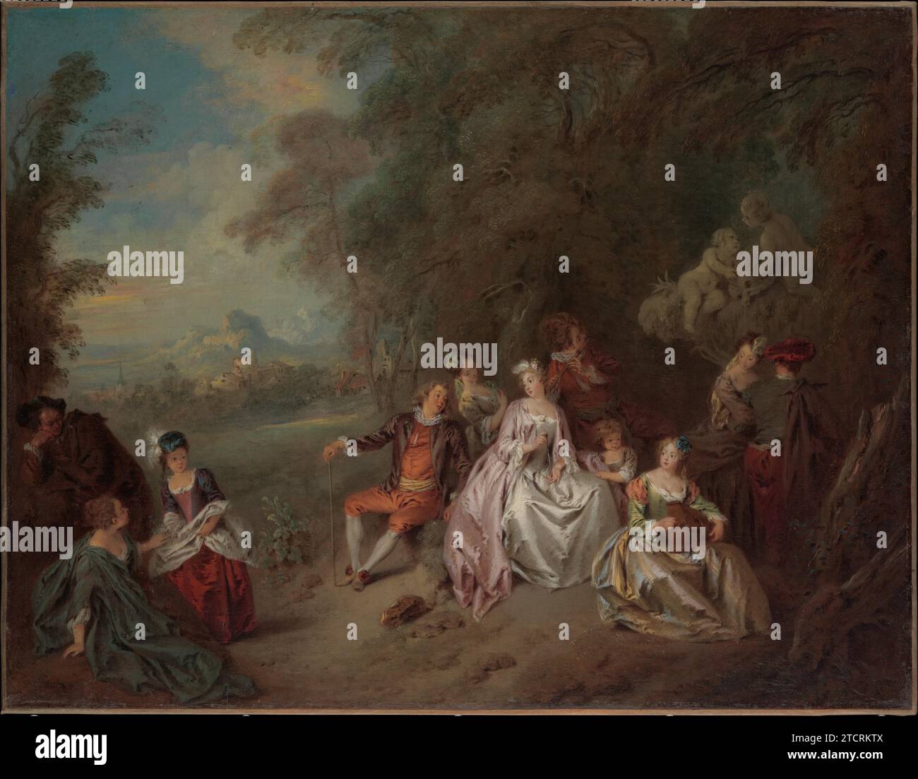 Concert Champetre 1937 by Jean-Baptiste Joseph Pater Stock Photo - Alamy
