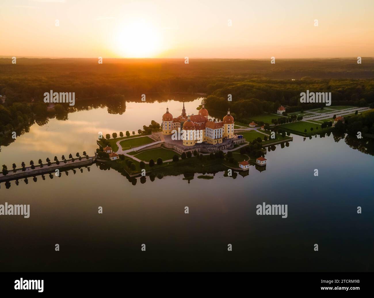 Moritzburg castle aerial hi-res stock photography and images - Alamy