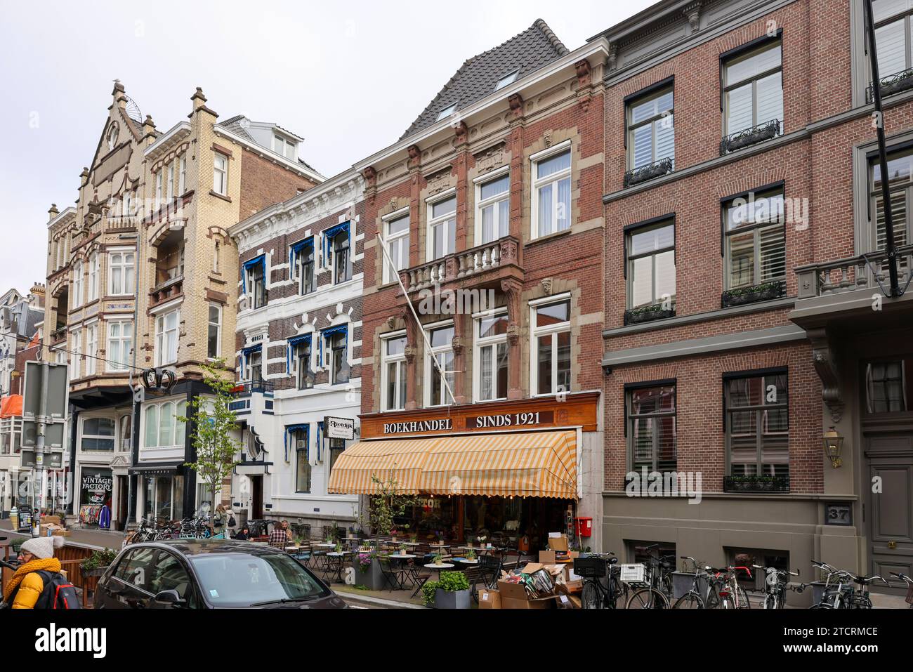 The Hague, Netherlands - April 17, 2023: Noordeinde - an elegant ...