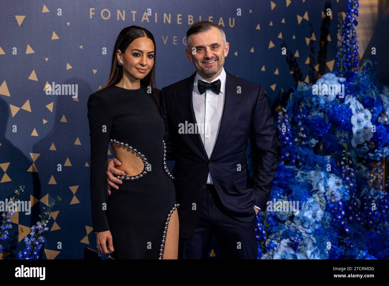 Las Vegas, USA. 13th Dec, 2023. Mona Vand (L) and Gary Vaynerchuk ...