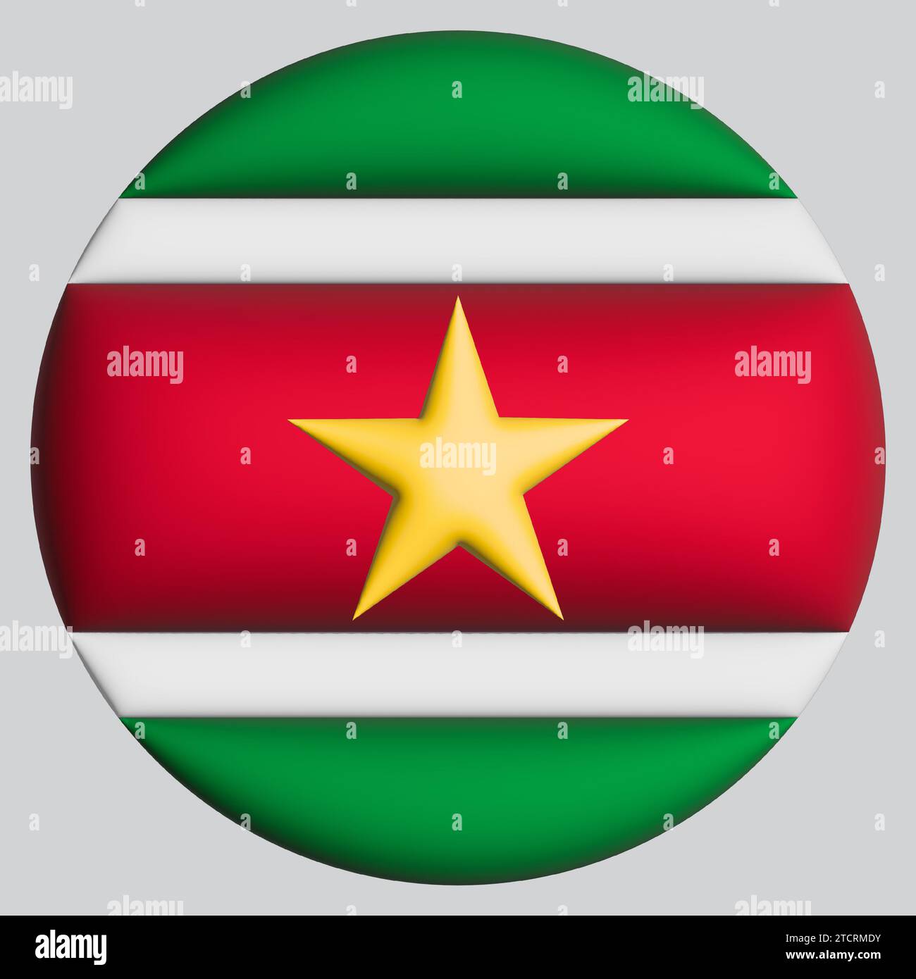 3D Flag of Suriname on a avatar circle background Stock Photo - Alamy