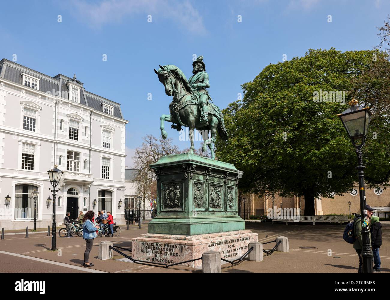 The Hague, Netherlands - April 17, 2023: Statue of Frederick William I ...