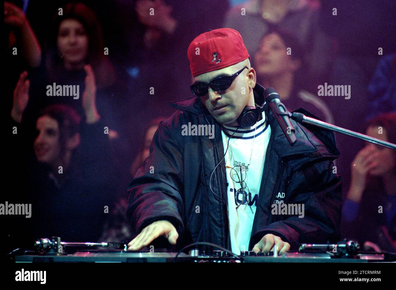 Milan Italy 1996-05-20: Articolo 31,J-Ax and DJ Jad, during the music ...