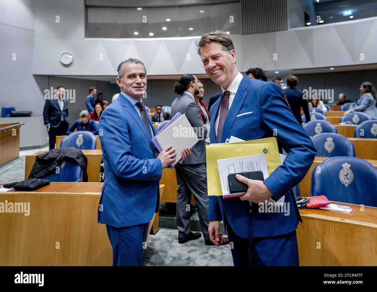 The Hague, Netherlands. 14th December, 2023. Tom van der Lee and Martin ...
