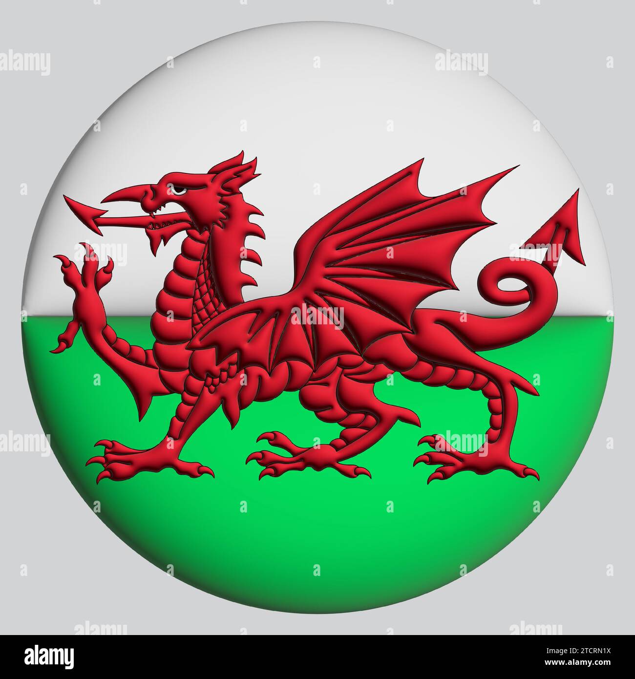 3D Flag of Wales on a avatar circle background Stock Photo - Alamy