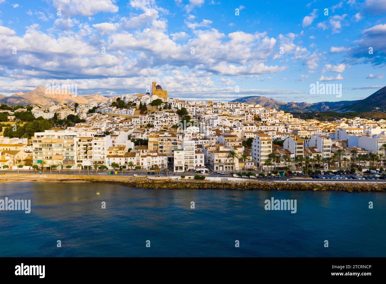 Aerial view altea coastal town hi-res stock photography and images - Alamy