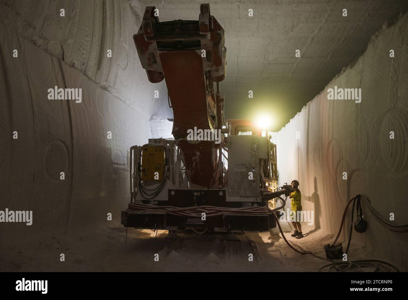 Salt mine underground excavator hi-res stock photography and images - Alamy
