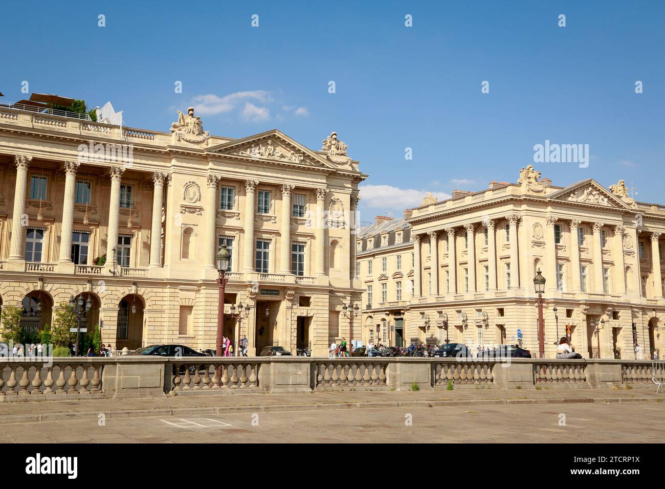 Place de la Concorde, one of the most famous square in Paris, France ...