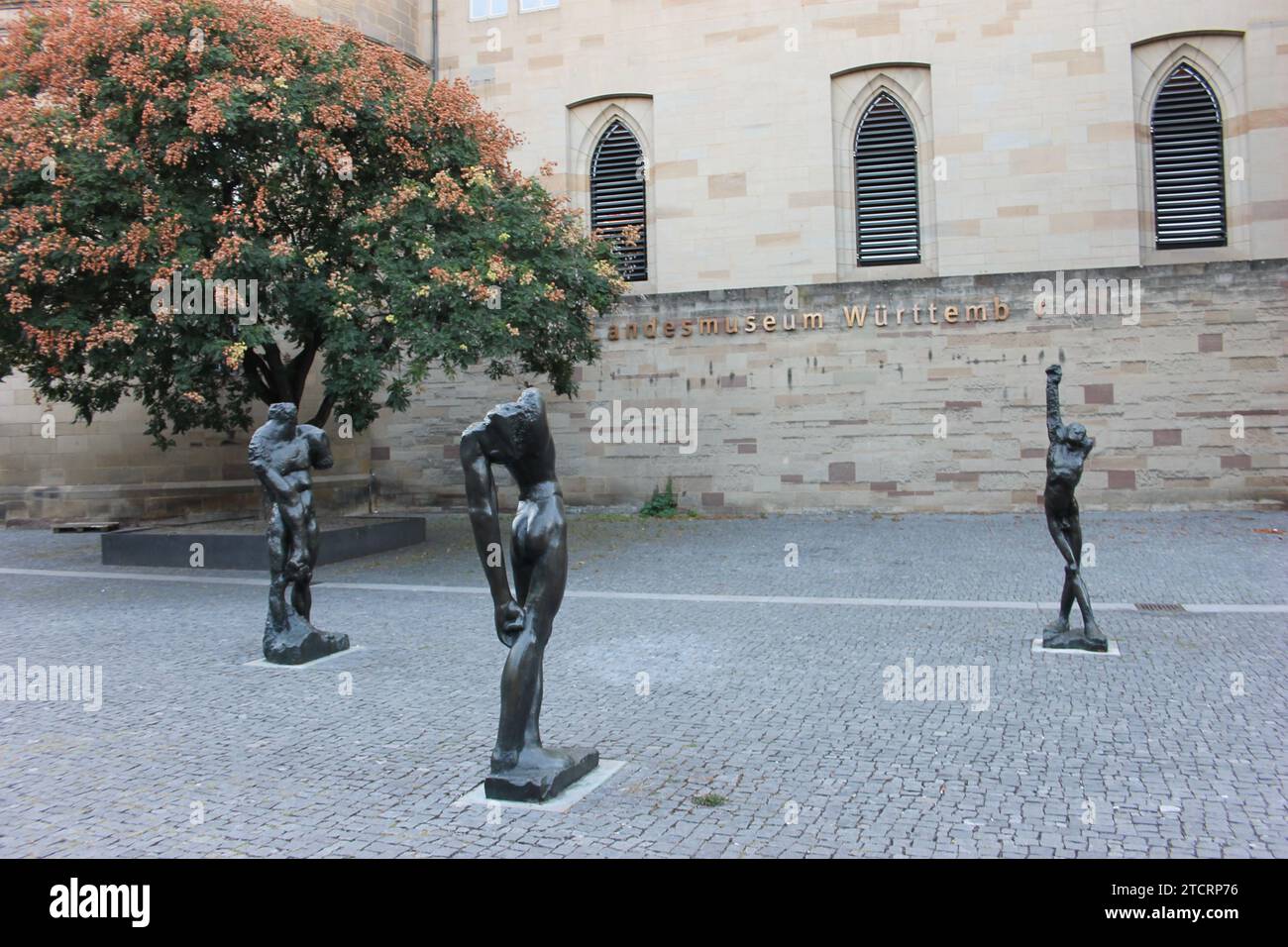 Statues near the wurtenberger museum hi-res stock photography and ...