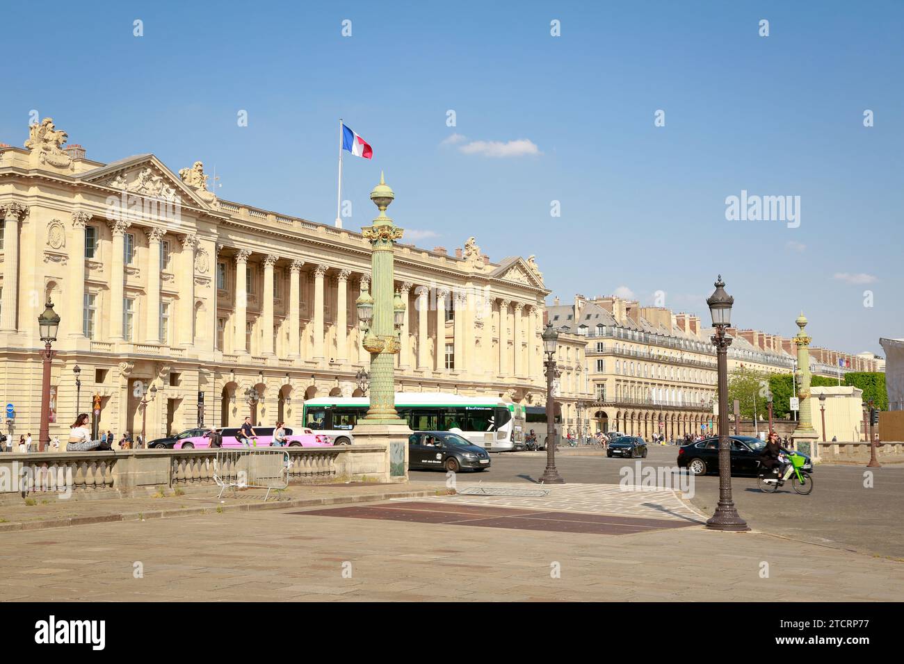 Place de la Concorde, one of the most famous square in Paris, France ...