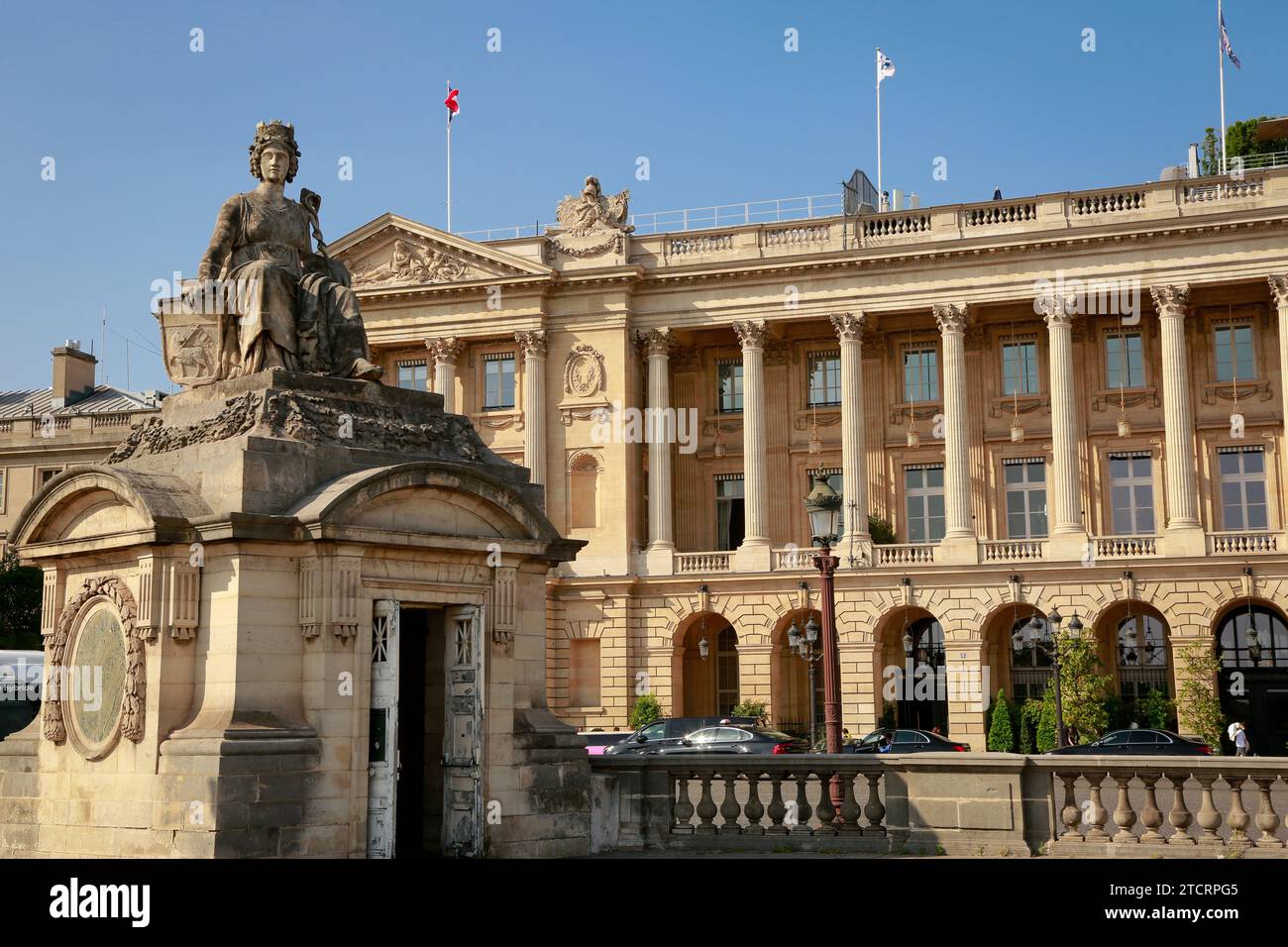 Place de la Concorde, one of the most famous square in Paris, France ...