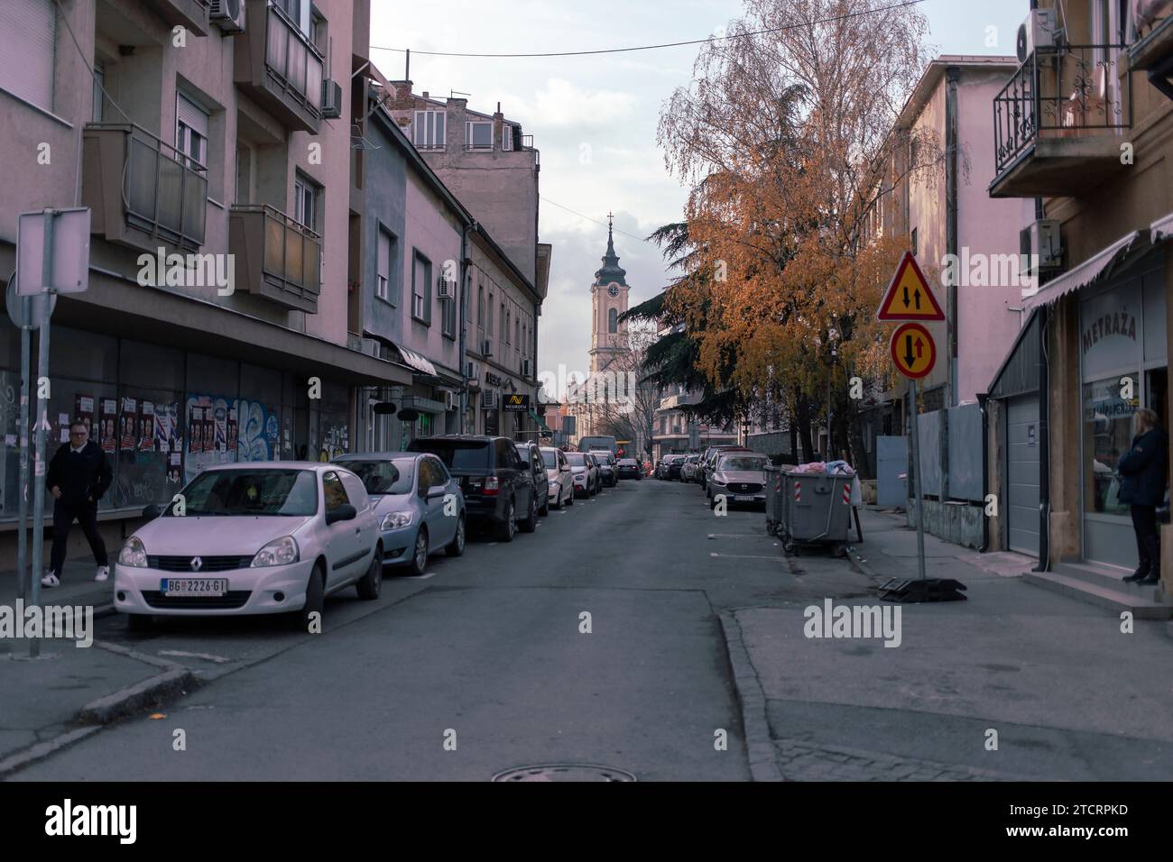 View of Zmaj Jovina Street in Zemun, Serbia Stock Photo - Alamy