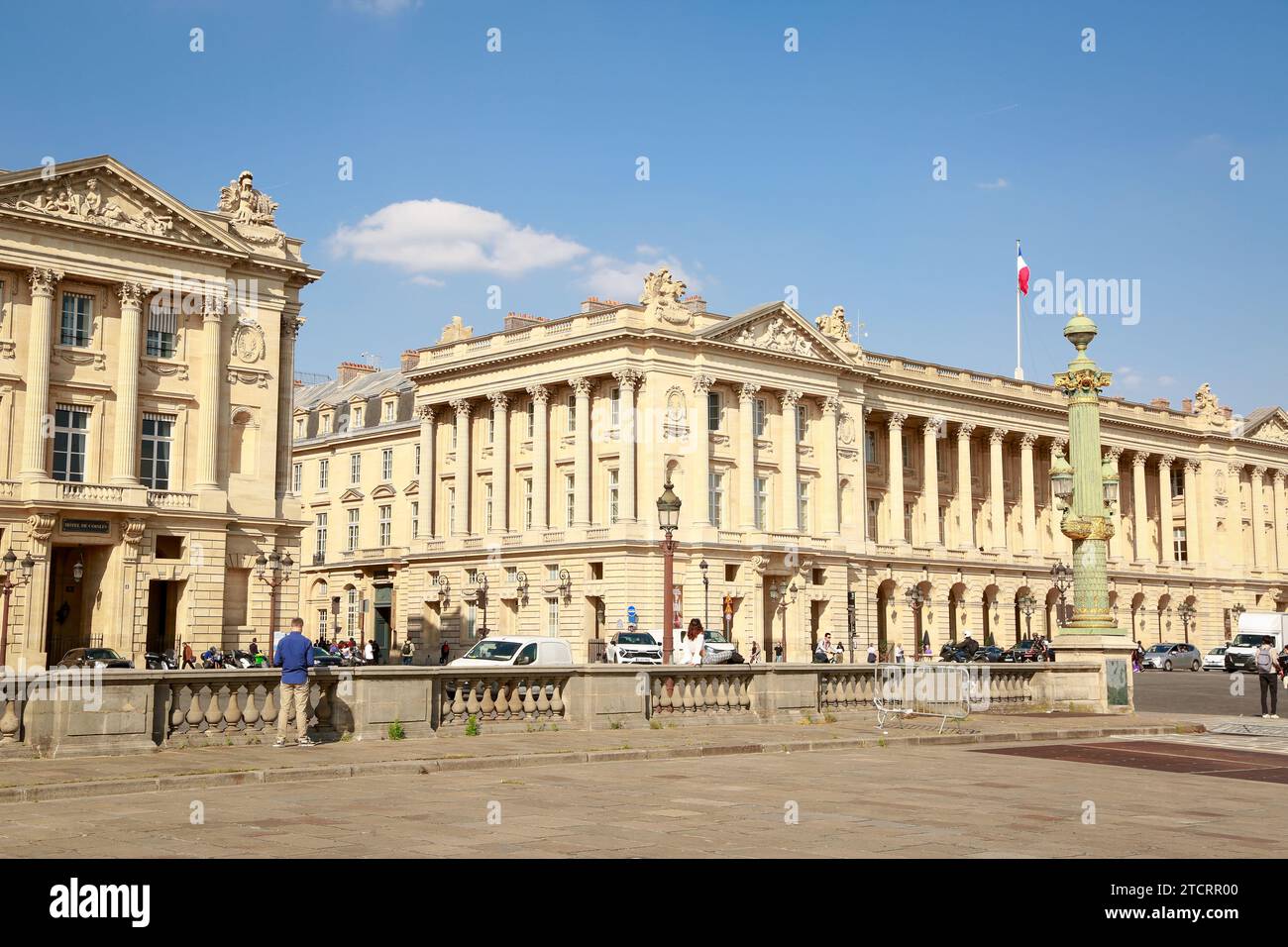 Place de la Concorde, one of the most famous square in Paris, France ...