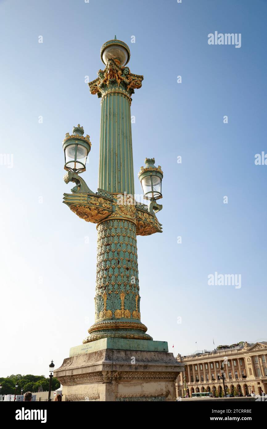 Place de la Concorde, one of the most famous square in Paris, France ...