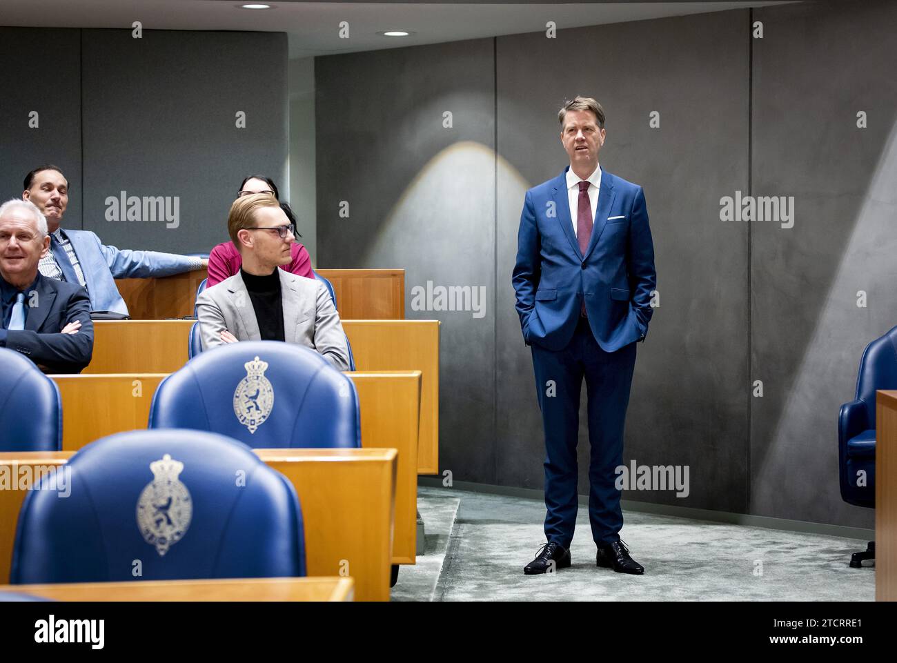 The Hague, Netherlands. 14th December, 2023. Martin Bosma (PVV) during ...