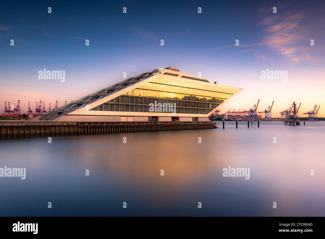 Landmark Dockland Office building in the modern part of the Hamburg ...