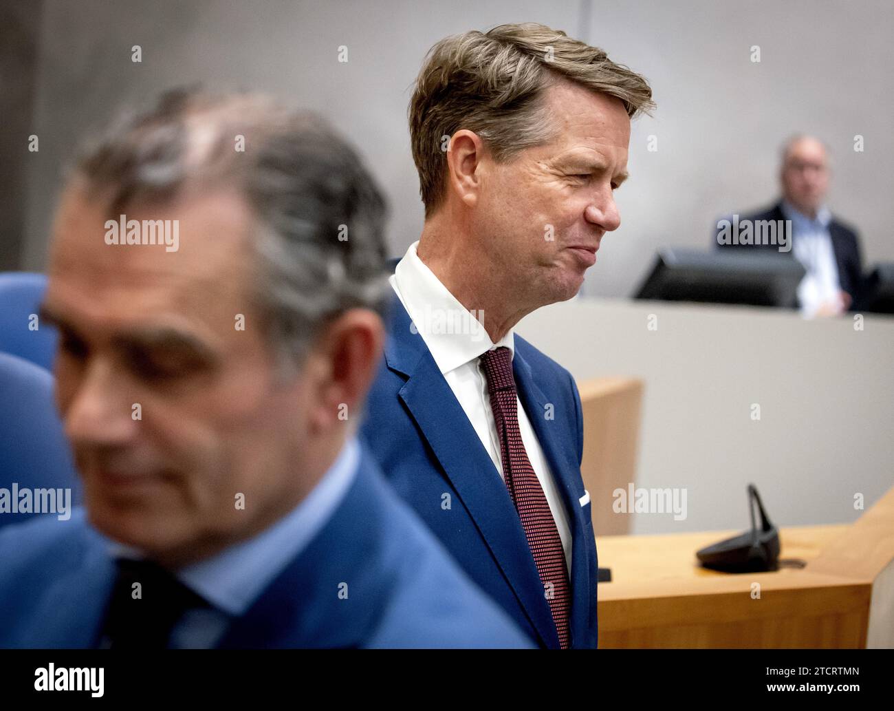 The Hague, Netherlands. 14th December, 2023. Martin Bosma (PVV) and Tom ...
