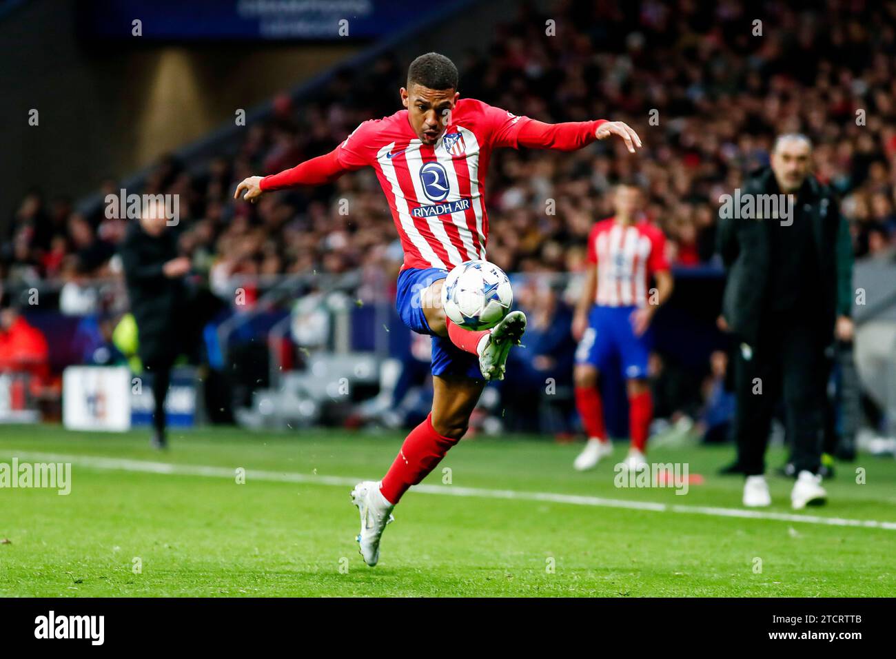 Samuel Lino of Atletico de Madrid during the UEFA Champions League ...