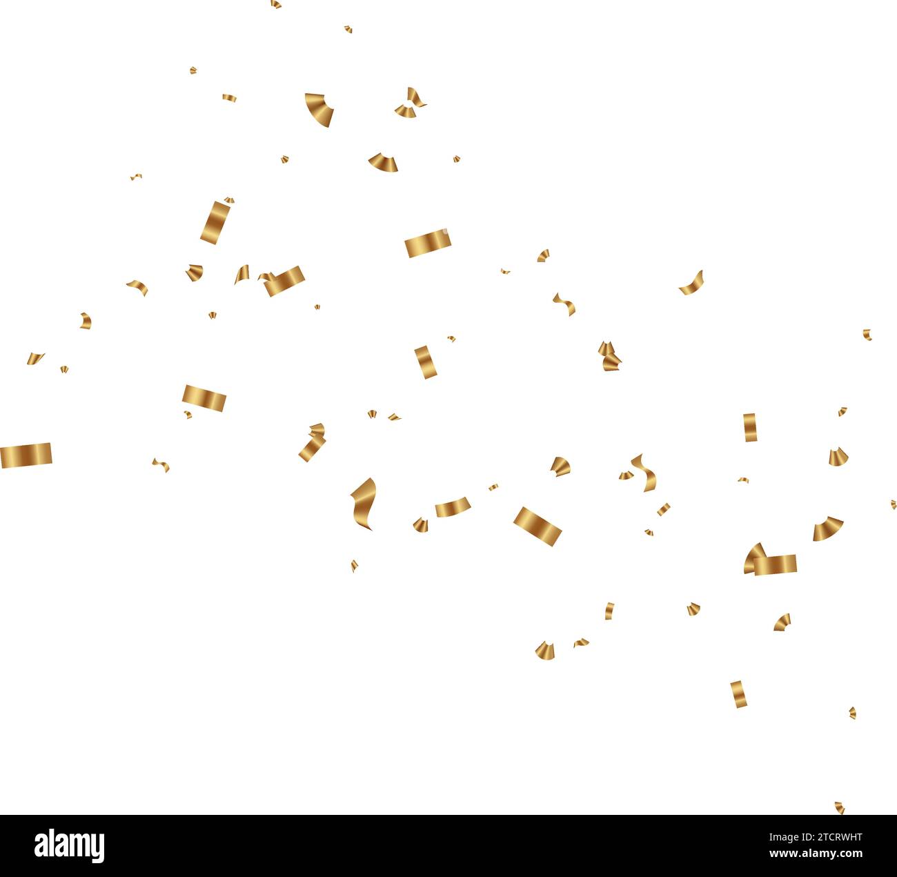 Golden confetti element. Vector illustration Stock Vector Image & Art ...